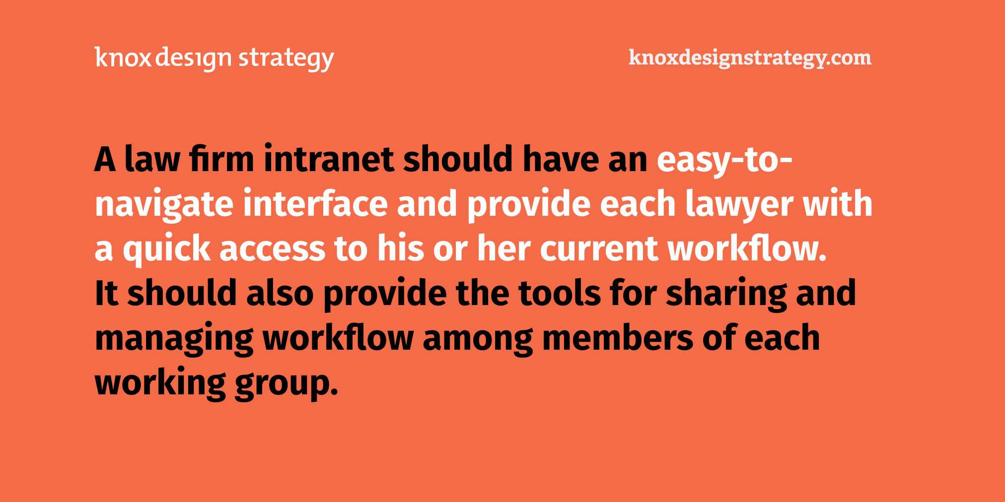 Law Firm Intranets | Intranet UX | Legal Sharepoint | Knox Design Strategy